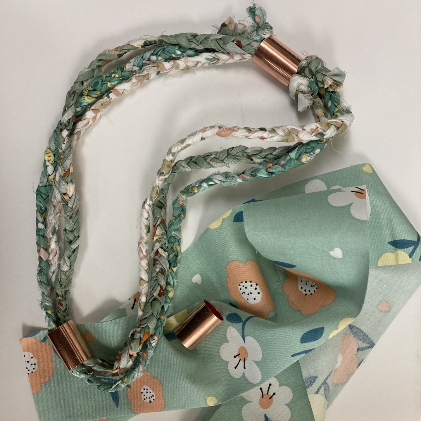 DIY: Braided Fabric Necklace | Wheaton Public Library